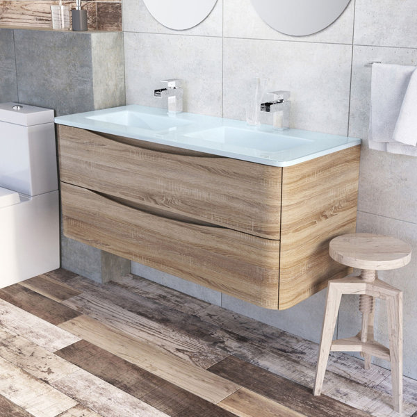 WhiteStone Stanhope 1200mm Wall Mounted Vanity Unit | Wayfair.ie