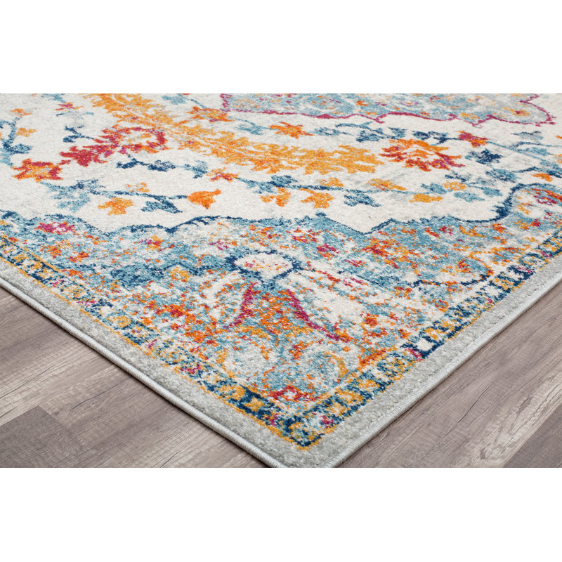 Bungalow Rose Hailey Vintage Garden Party Area Rug & Reviews | Wayfair