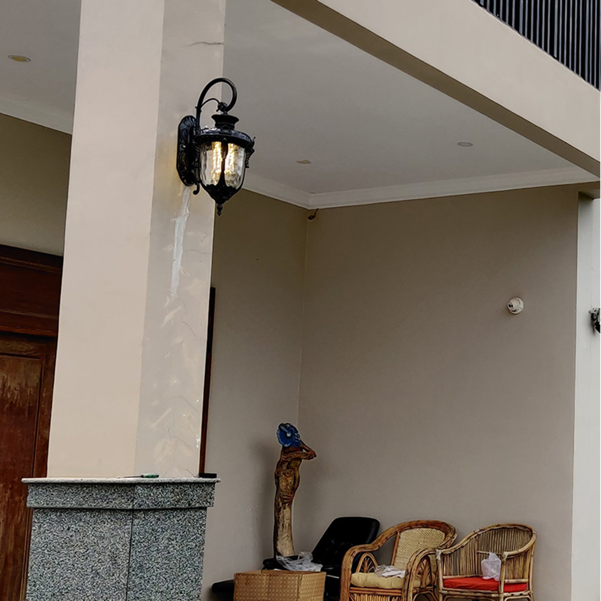 Fleur De Lis Living Margaux Outdoor Waterproof Retro Porch Wall Light ...