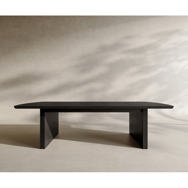 Brayden Studio® Jakeline 100'' Solid Wood Curved Conference Table | Wayfair
