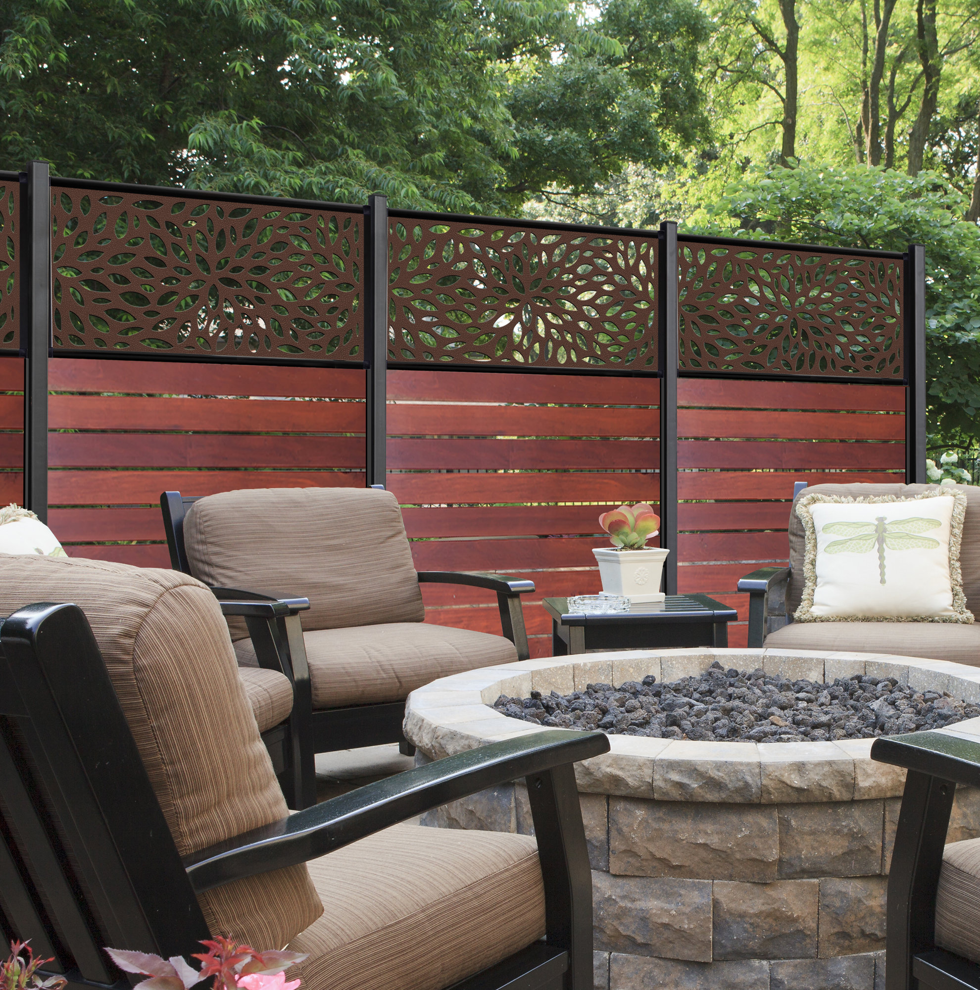 DESIGN-VU Tropics Decorative Privacy Panel & Reviews - Wayfair Canada