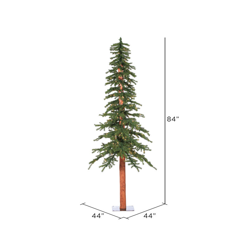 Mercury Row® Oatman Natural Alpine Artificial Christmas Tree & Reviews ...