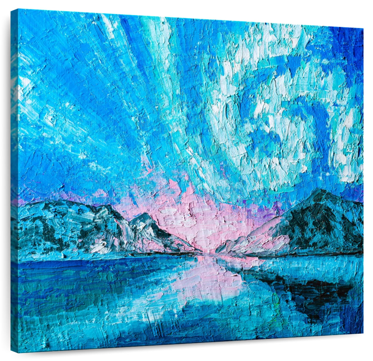 Wade Logan® Northern Lights Oil | Wayfair