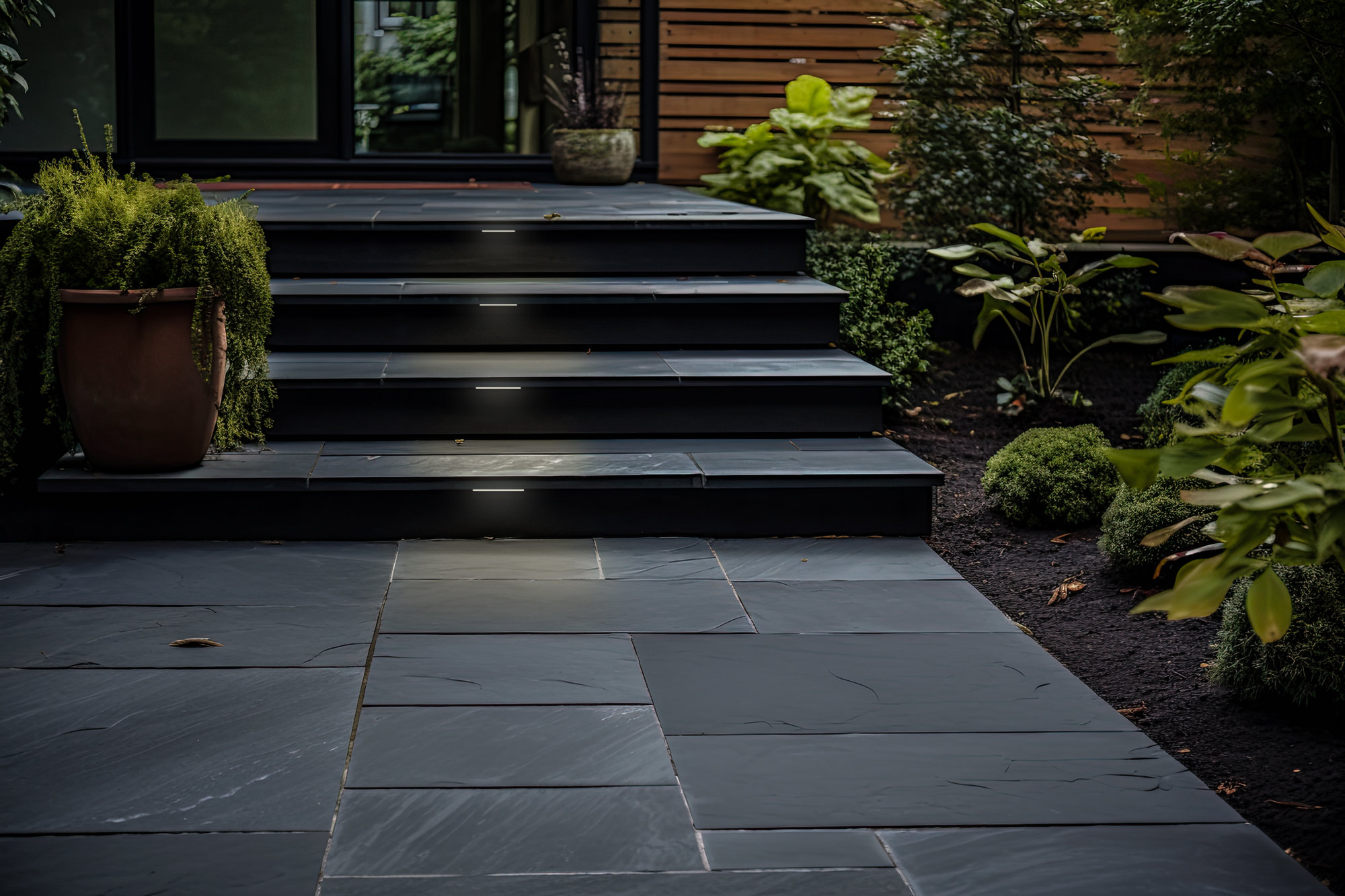 DALS Lighting Hardscape Led Landscape Step Light With 5Cct Switch ...