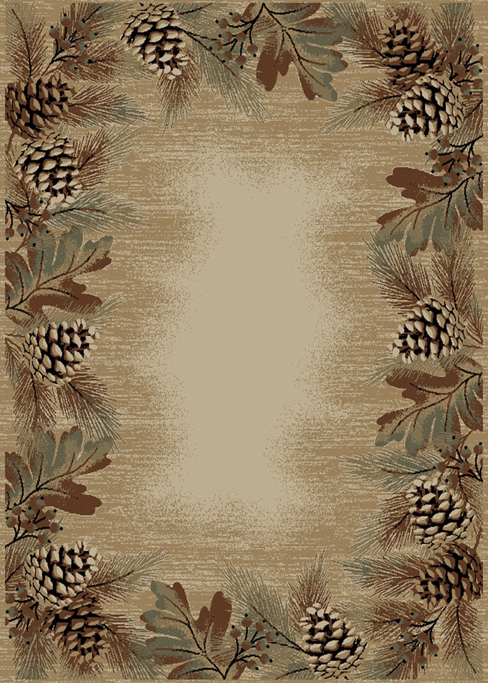 Millwood Pines Cargin Floral Brown Area Rug & Reviews | Wayfair