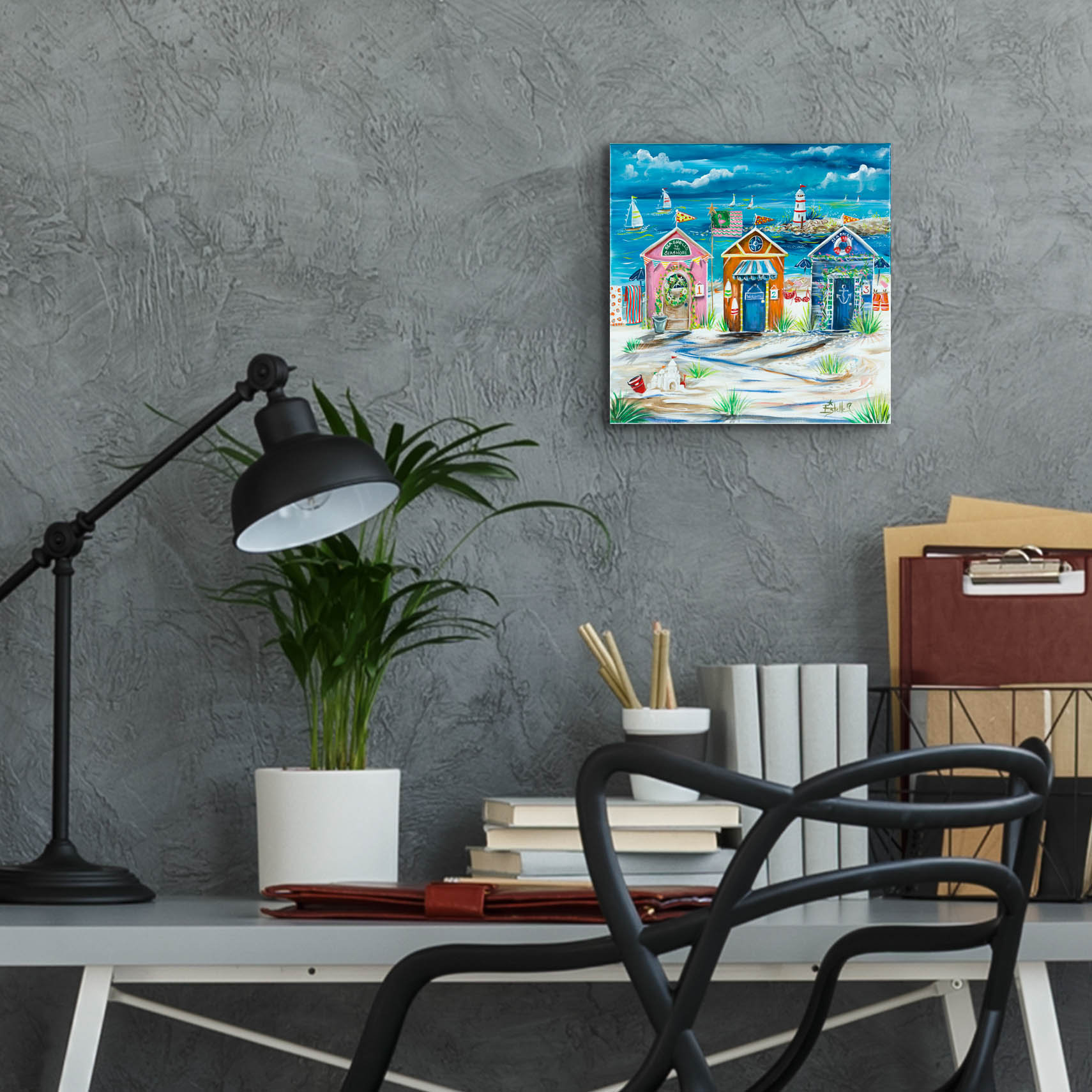 Breakwater Bay 'Changing Booths' by Estelle Grengs, Acrylic Glass Wal ...