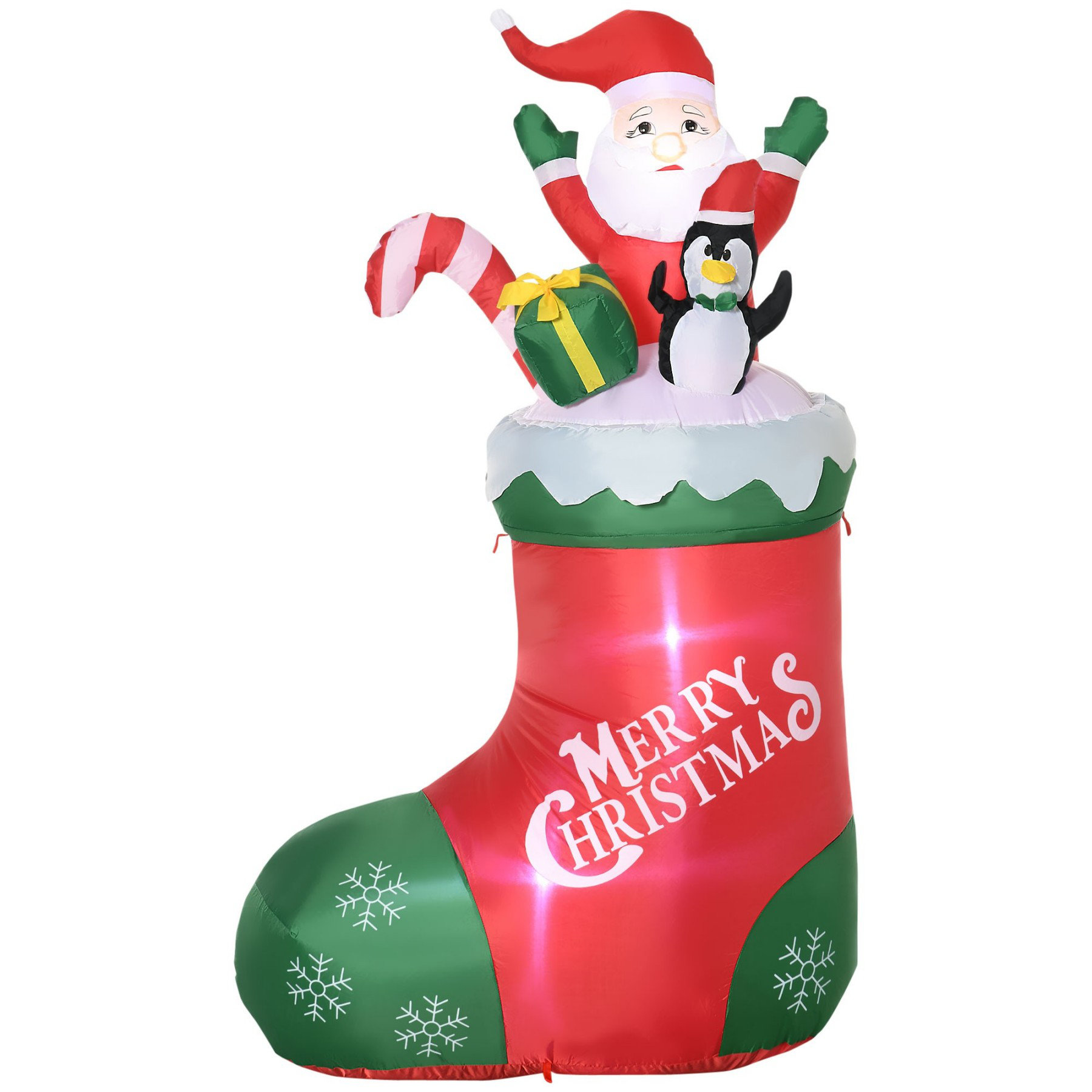 The Holiday Aisle® 5ft Christmas Inflatables Outdoor Decorations | Wayfair