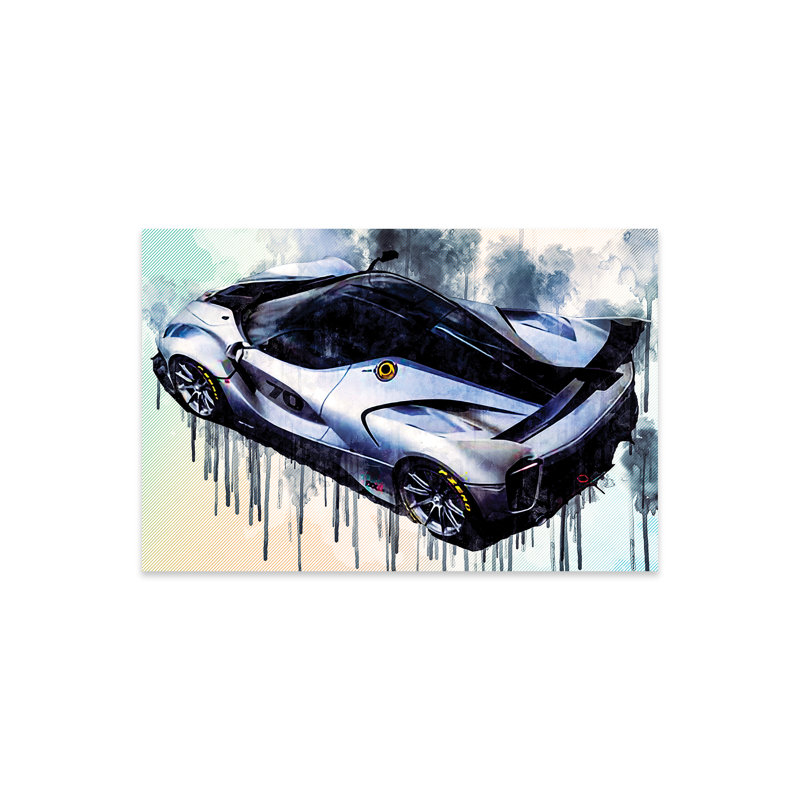 Williston Forge Ferrari Fxx-K Evo 2018 Hypercar Sports Car Top View ...