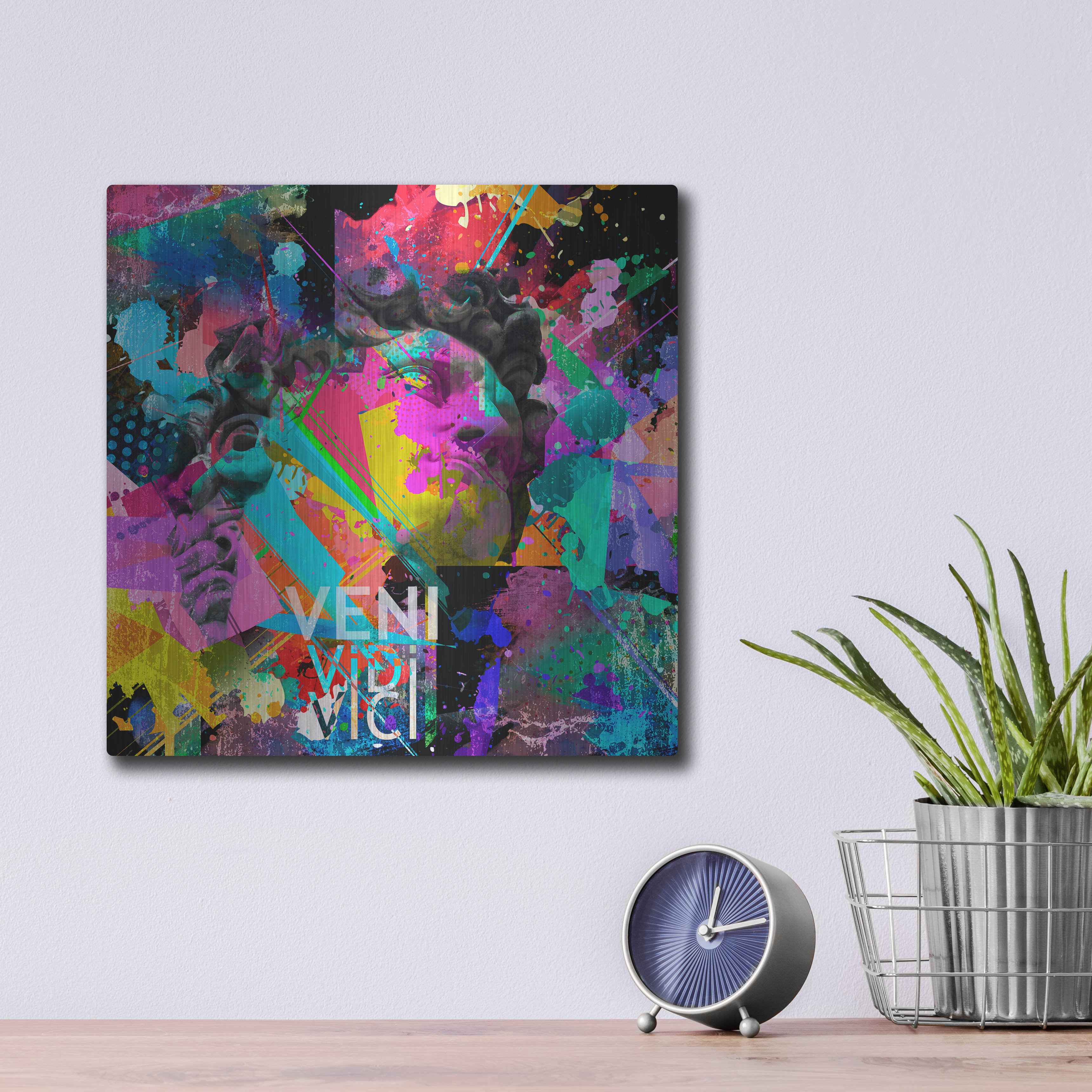 Wrought Studio 'Michelangelo's David Colour' Metal Wall Art, - Wayfair ...