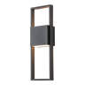 Wade Logan® 2-light Matte Black Led Outdoor Wall Lantern Sconce ...