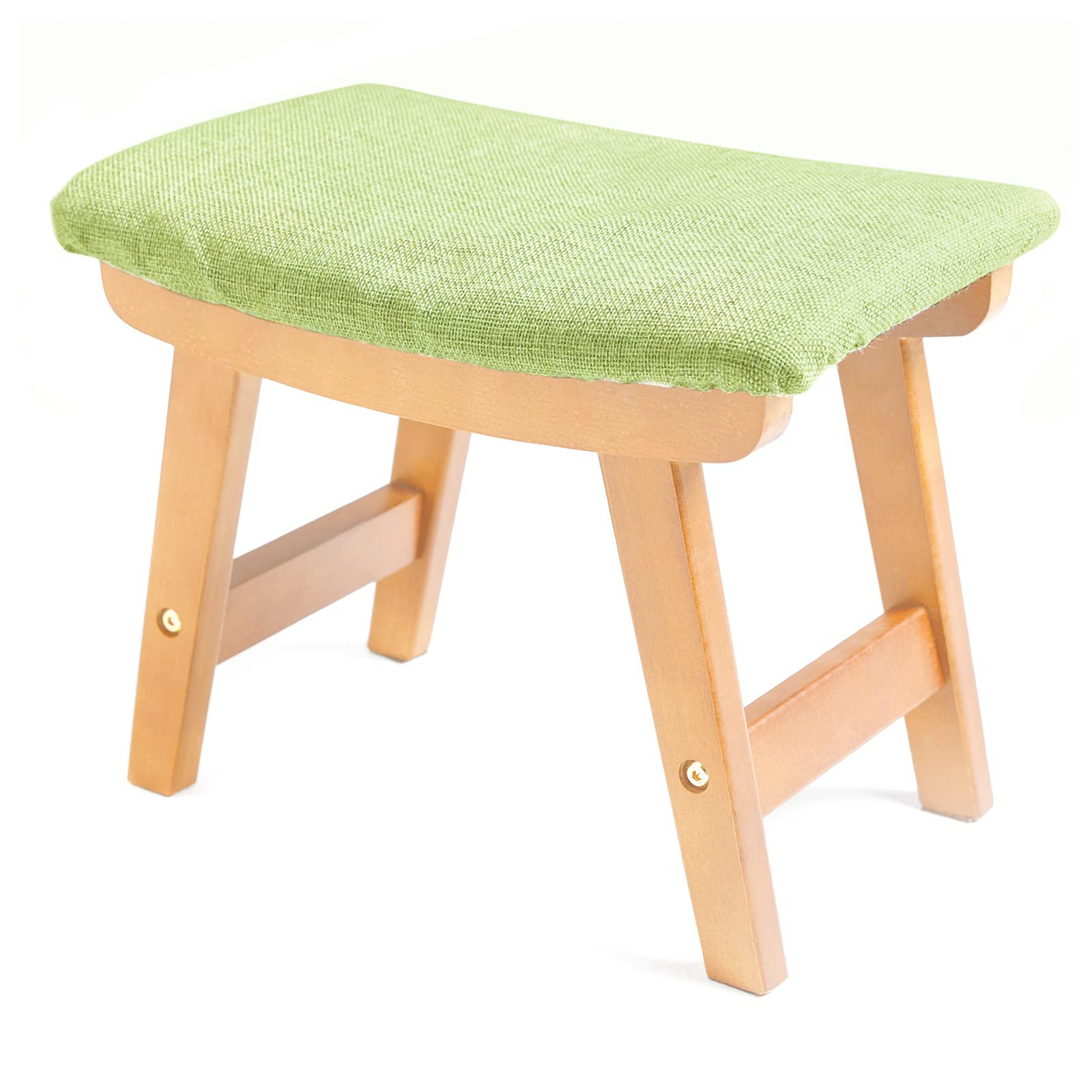 Gracie Oaks Tinina Solid Wood Accent Stool | Wayfair