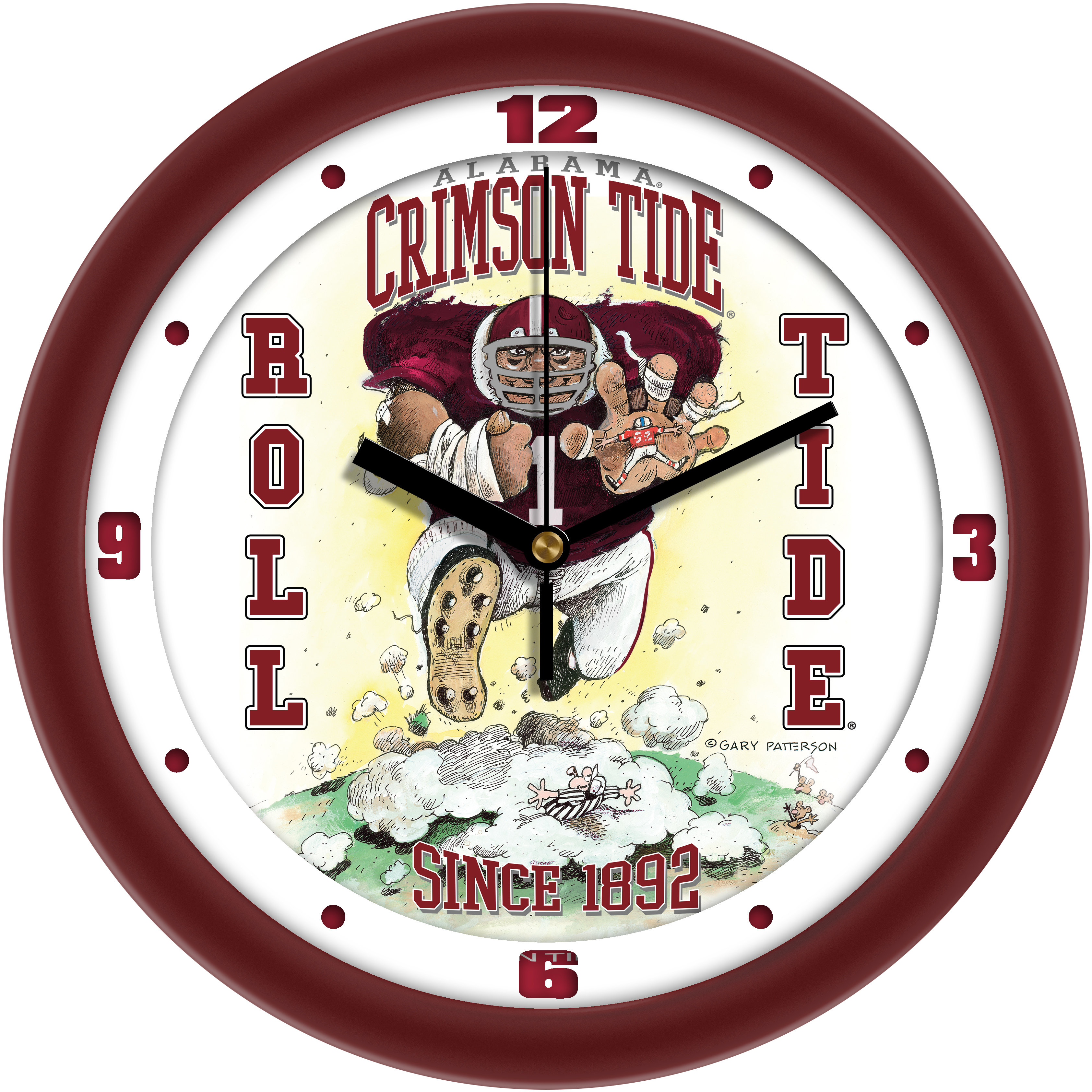 Sun Time Steamroller 11.5" Wall Clock | Wayfair