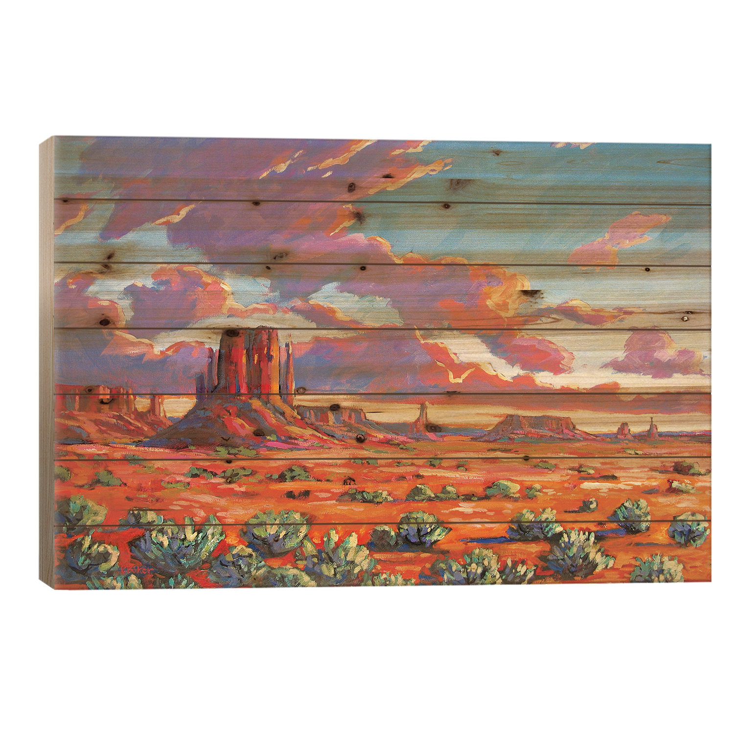 Union Rustic Monument Valley Sunset by Patty Baker - Unframed Print on ...