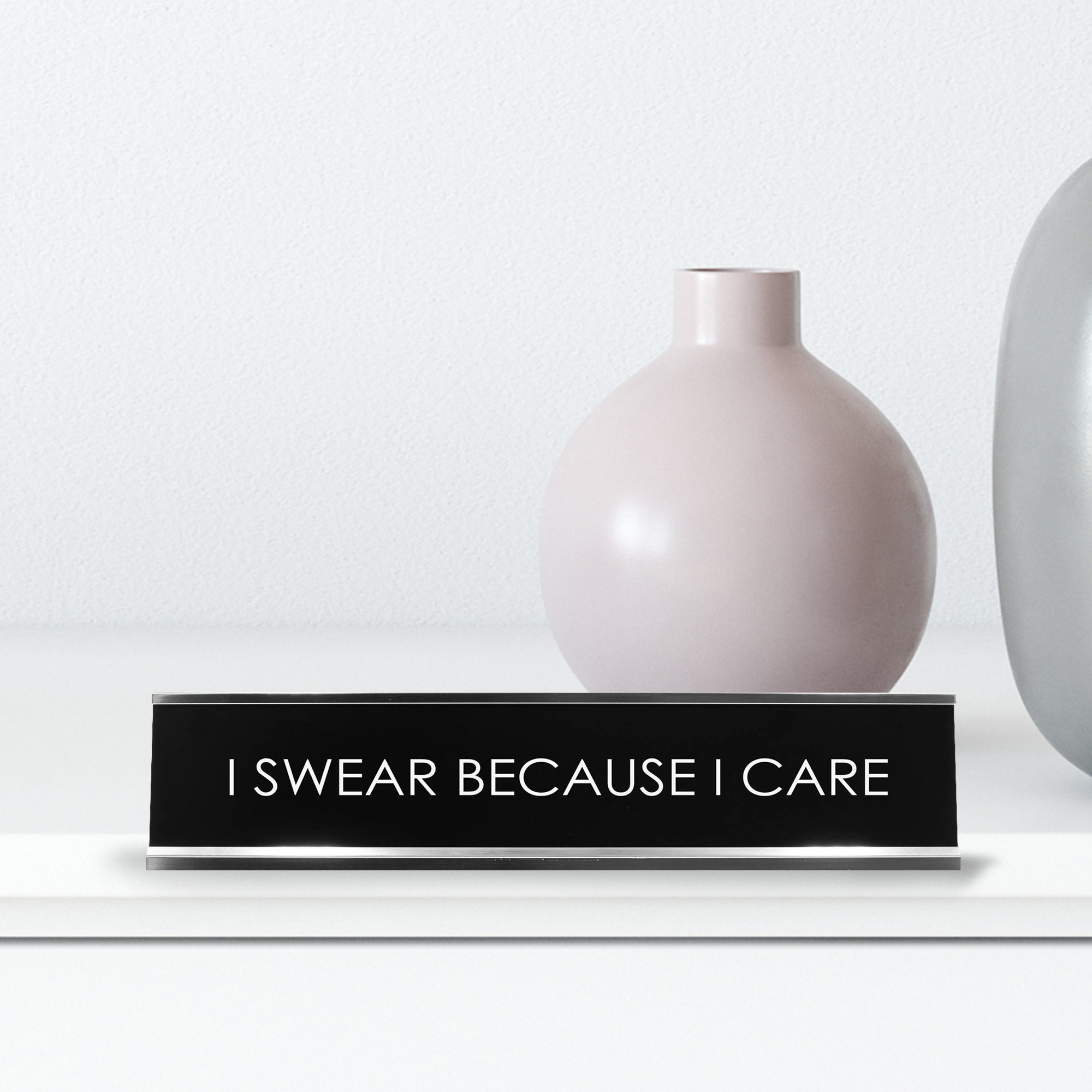 Designs ByLITA I Swear Because I Care Novelty Sign | Wayfair