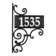 Whitehall Products Nite Bright Ironwork Reflective Address Post ...