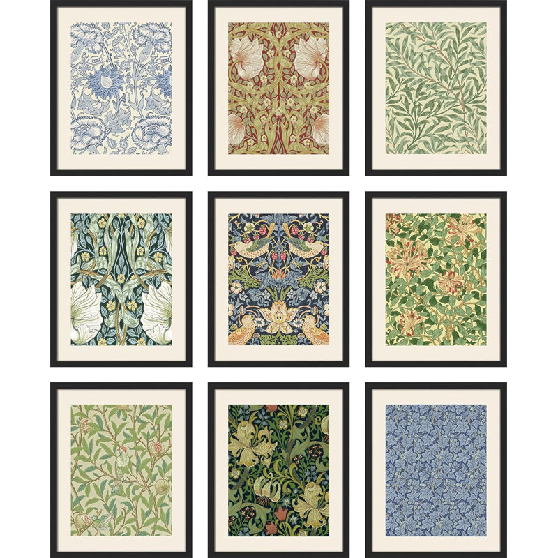 SIGNLEADER William Morris Flower Patterns Nature Wildernesss Modern Art ...