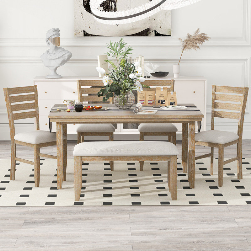 August Grove® 6 - Person Dining Set | Wayfair