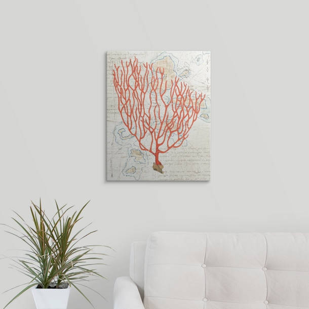 Great Big Canvas Textured Coral Textured Coral IV by Avery Tillmon ...