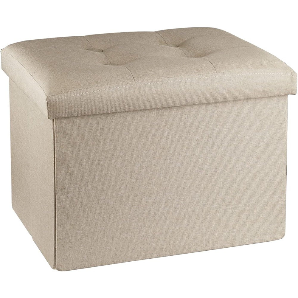 Ebern Designs Storage Ottoman Footrest Stool Small Ottoman With Storage ...