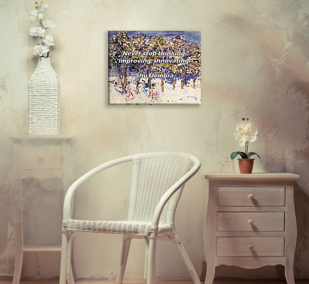 Astoria Grand Artsy Quote "Never stop thinking, improving, innovating ...