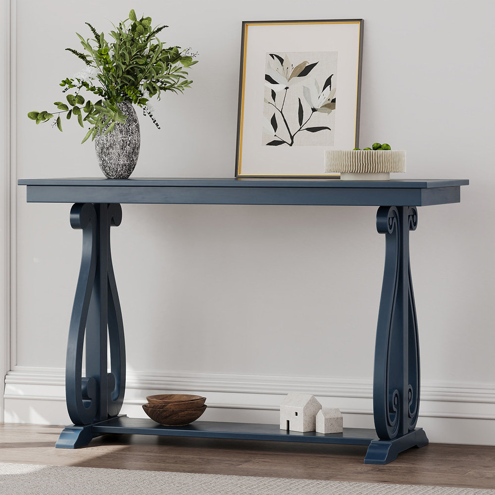Lark Manor™ Rustic Vintage Console Table | Wayfair