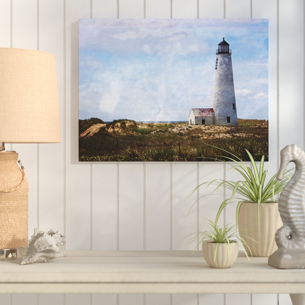 Breakwater Bay Great Point Light' by Graffitee Studios Graphic Art ...