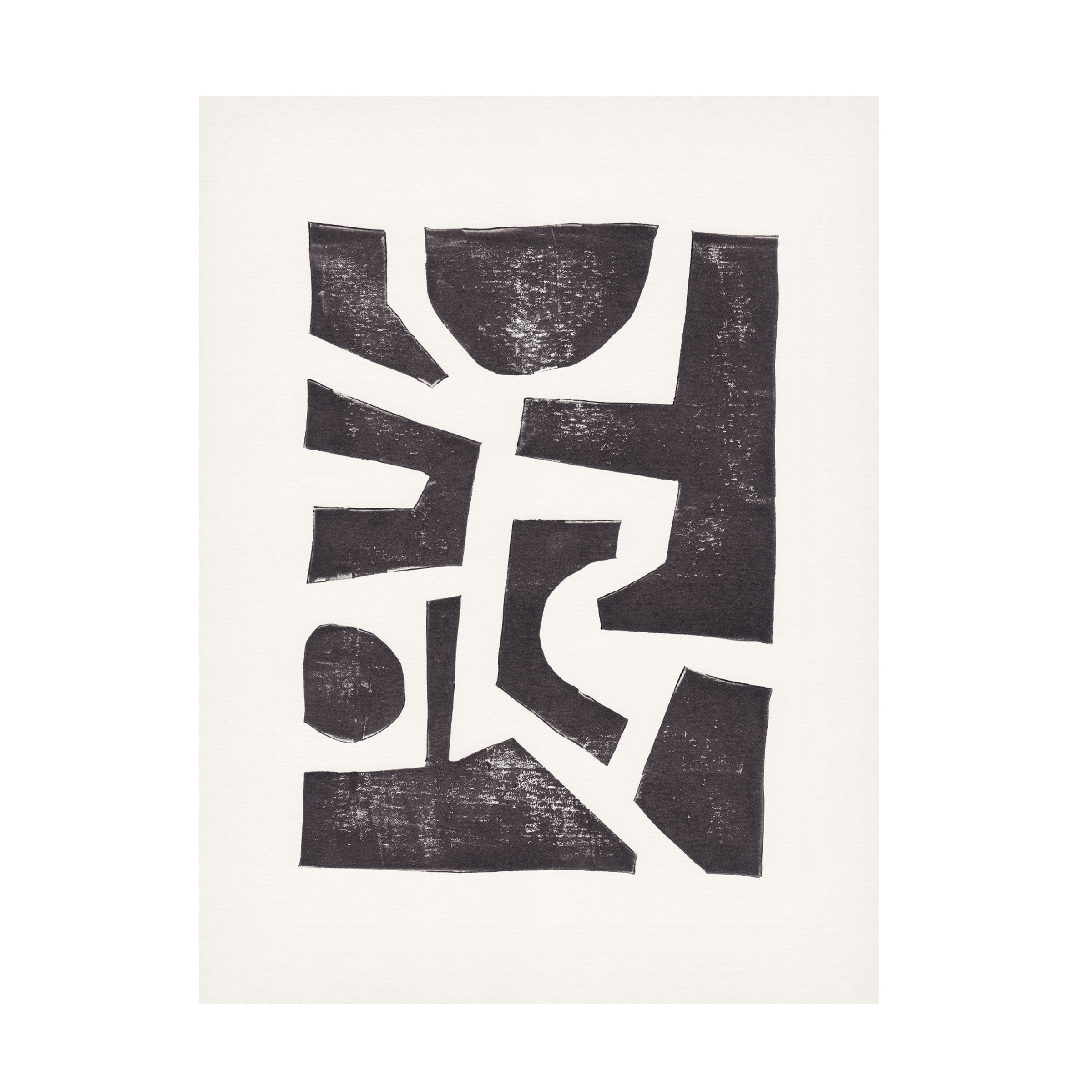 Wrought Studio Alisa Galitsyna Linocut Abstract 5 Canvas Art - Wayfair ...