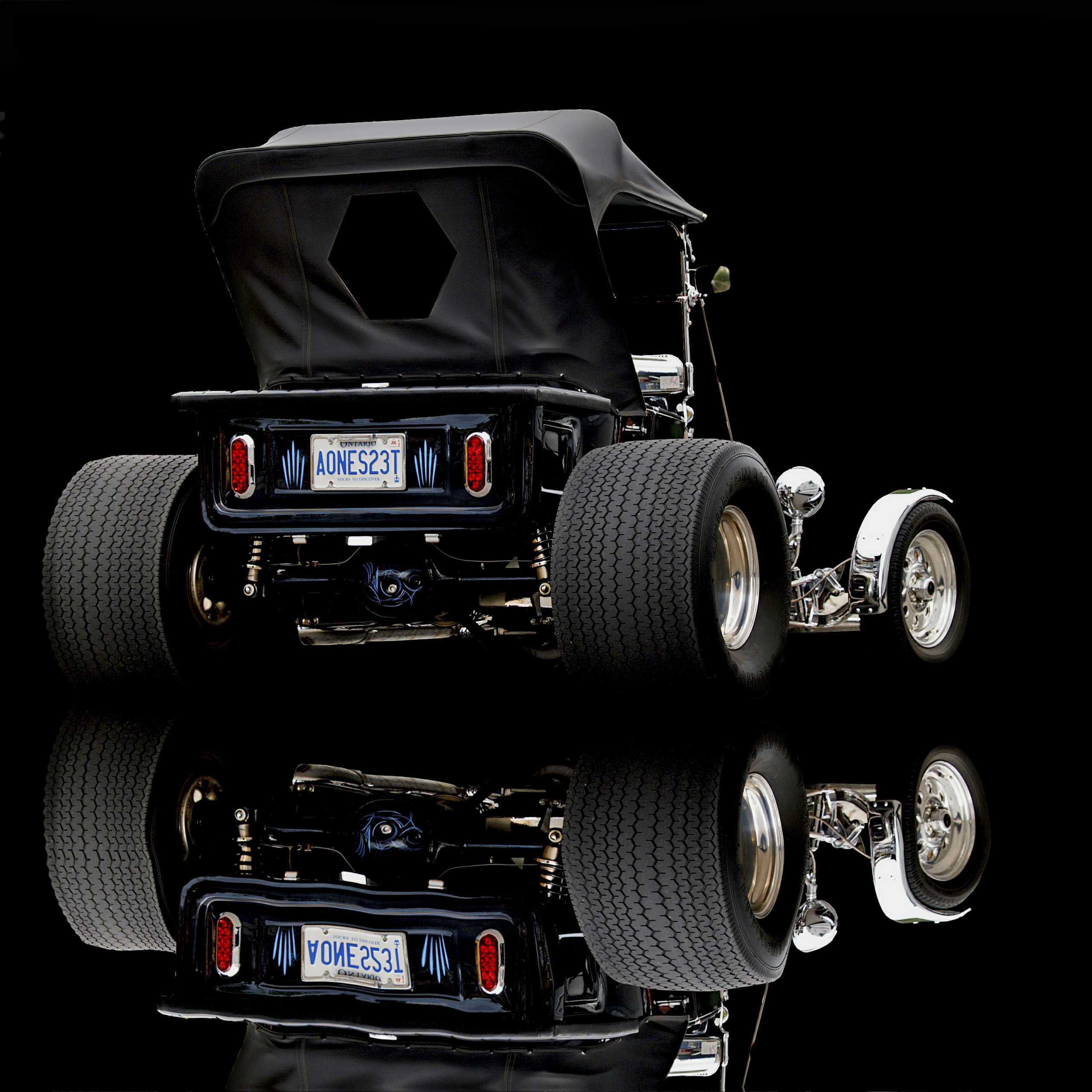 Ebern Designs 1923 Model T Hot Rod by Clive Branson - Wrapped Canvas ...