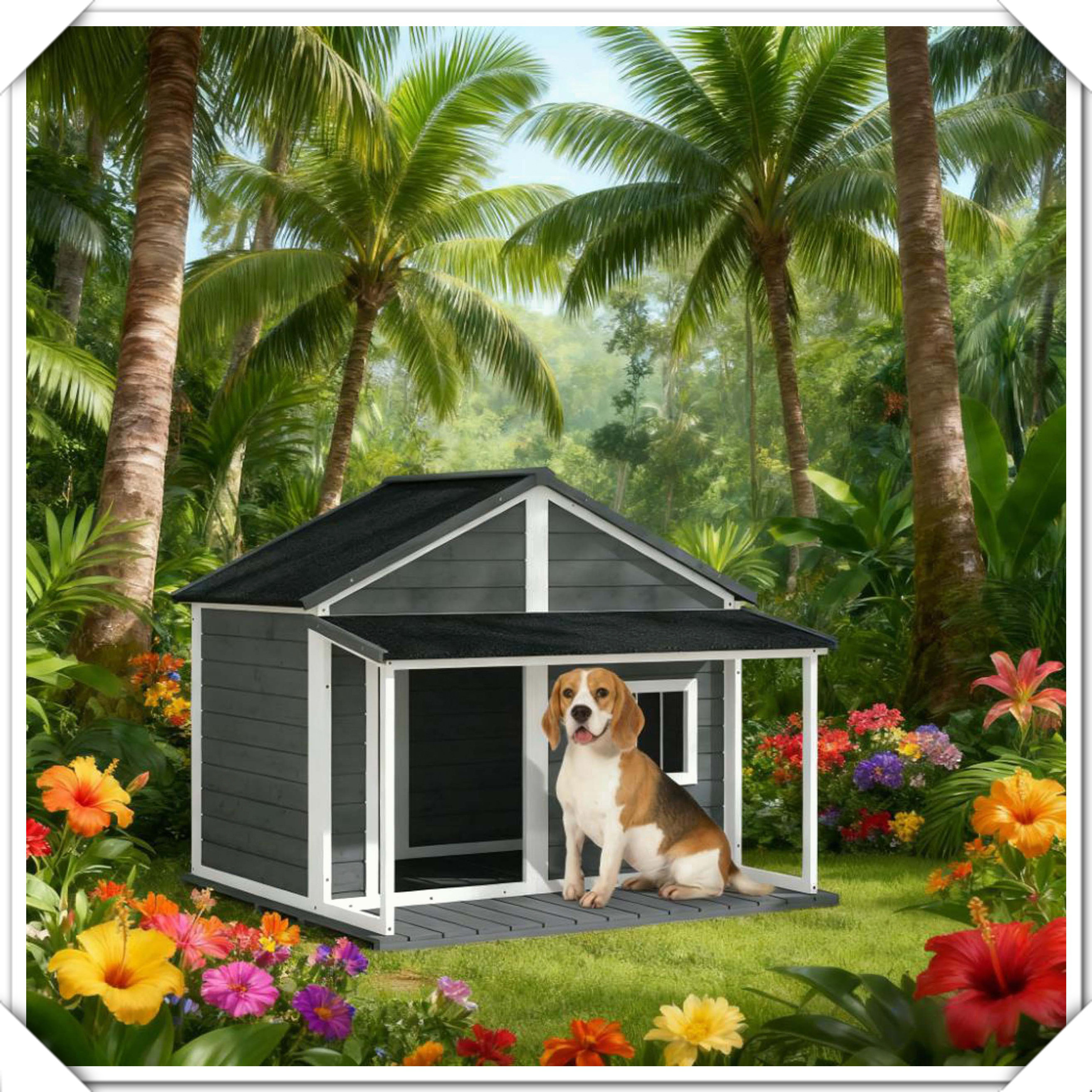 Tucker Murphy Pet™ Medium Dog Kennel House Pet Enclosure for Dogs | Wayfair