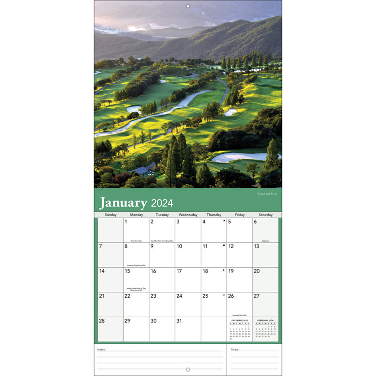 Lang Golf Courses Photo Wall Calendar | Wayfair