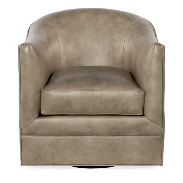 Hooker Furniture CC Leather Swivel Club Chair | Wayfair