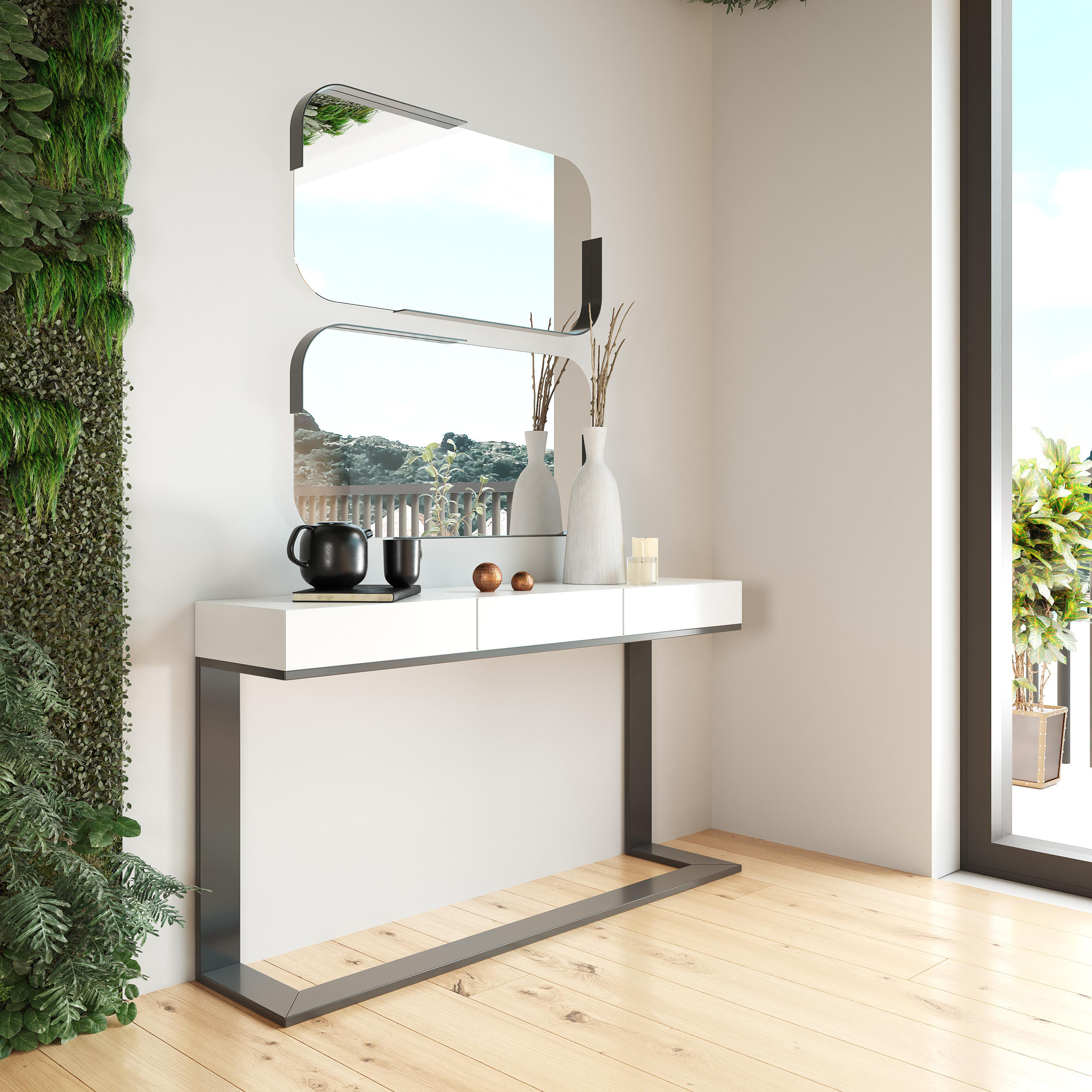 Hispania Home Imperium Console With Mirror R26-100 | Wayfair