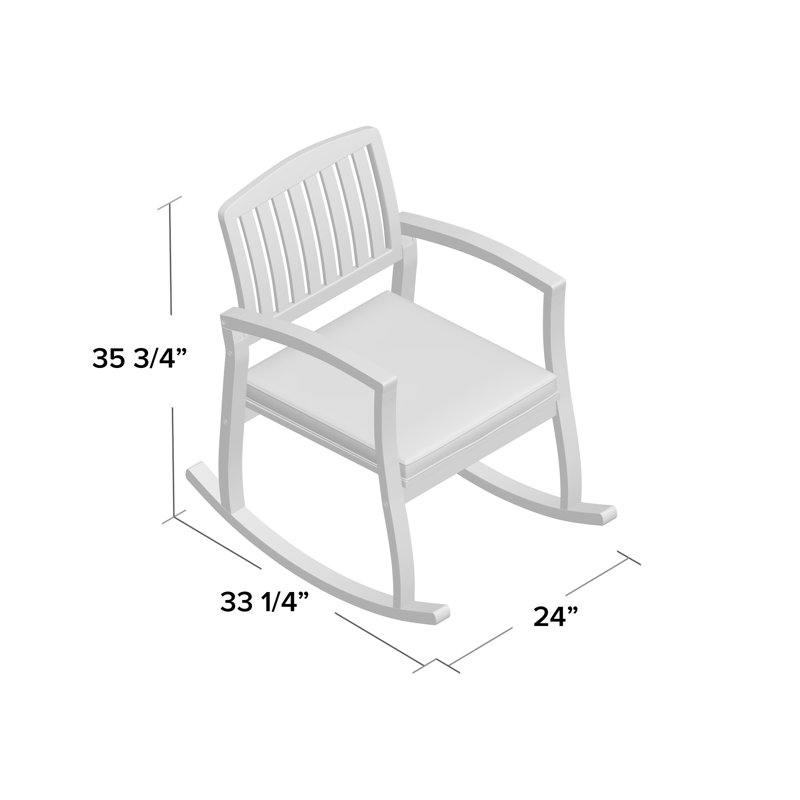 Red Barrel Studio® Outdoor Rocker Chair & Reviews | Wayfair