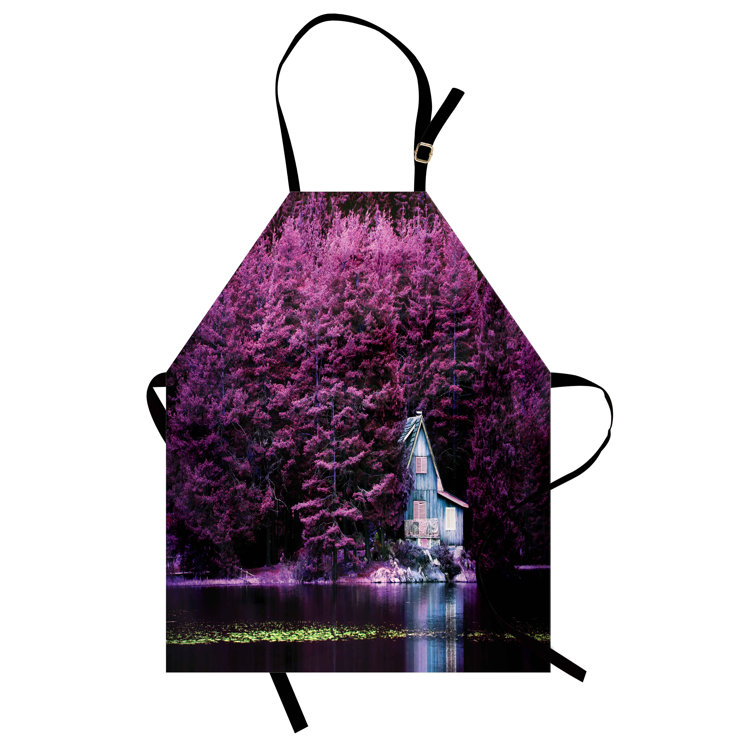 Bless international East Urban Home Lavender Apron Unisex, Purple Trees ...