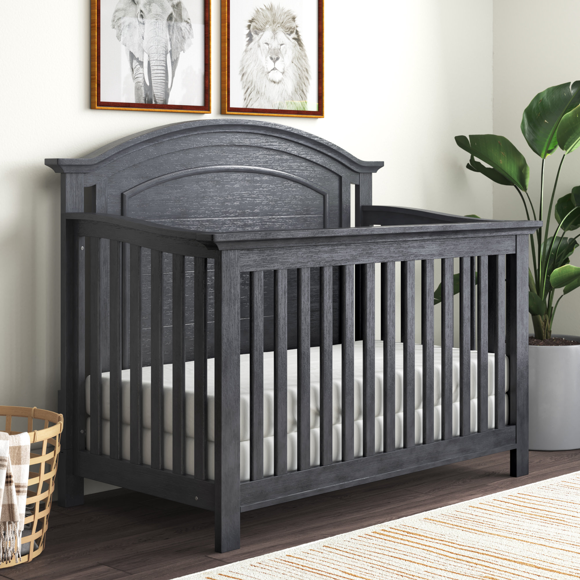 Greyleigh™ Baby & Kids Adame 5-in-1 Convertible Crib | Wayfair