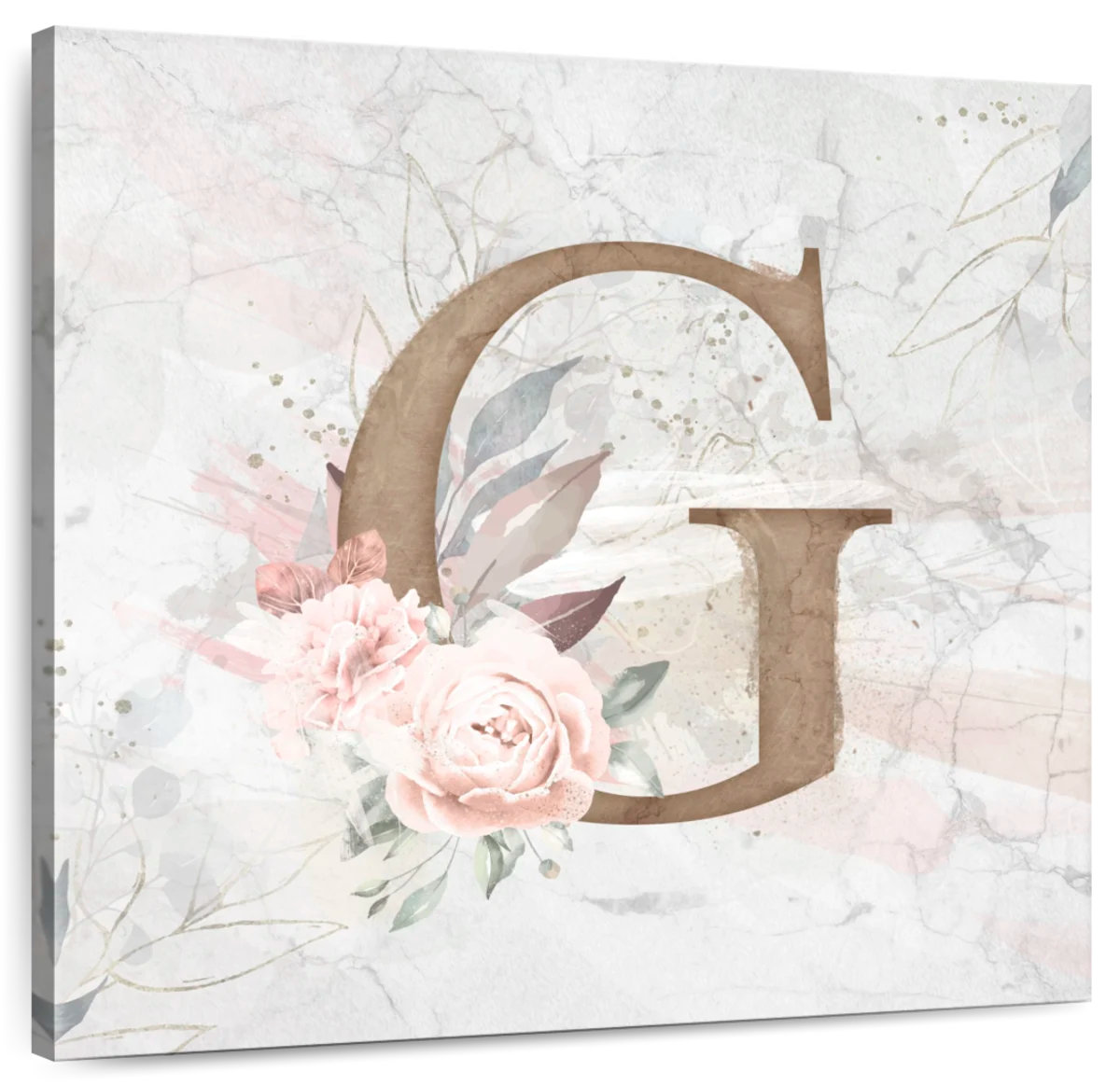 Ebern Designs Tergel Floral G Monogram - Wayfair Canada