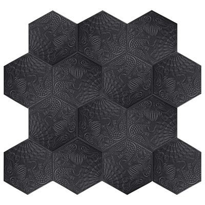 Merola Tile Gaudi Hex 9" x 10" Porcelain Patterned Wall & Floor Tile ...