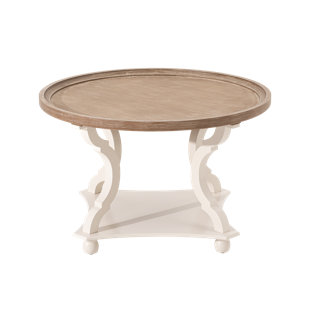Country / Farmhouse Round Coffee Tables You'll Love | Wayfair