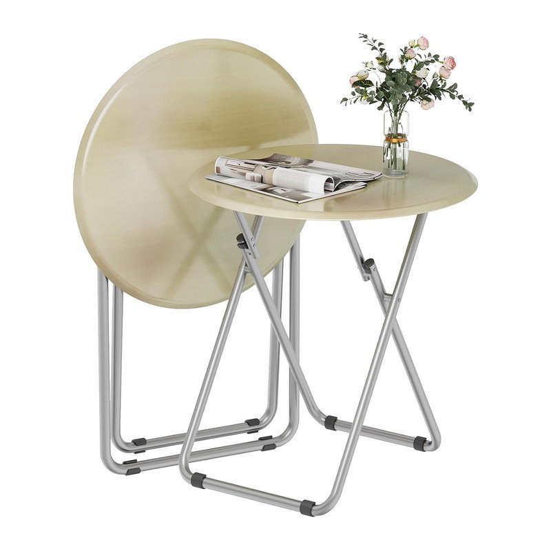 Hokku Designs TV Tray Table, Portable TV Dinner Table for Eating, Small ...