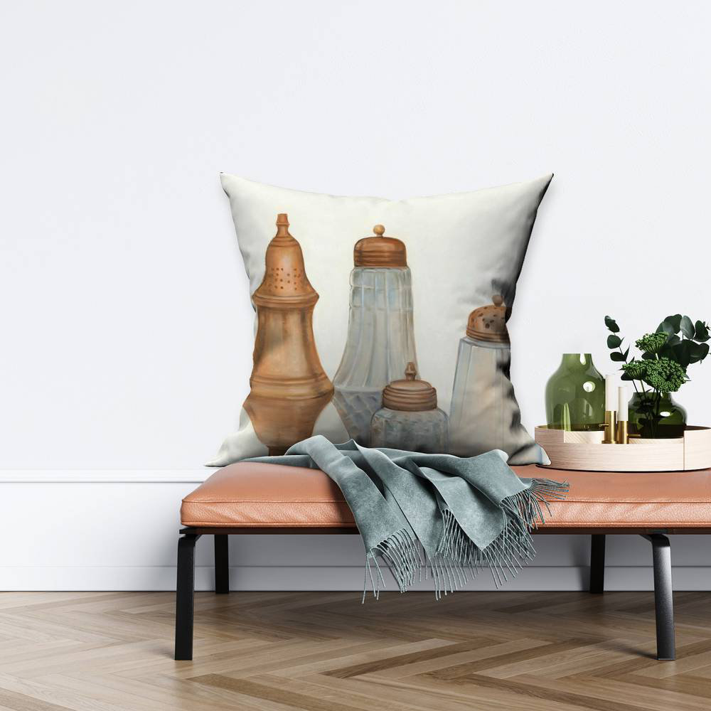 Begin Edition International Inc. Antique Salt and Pepper Shaker Square ...