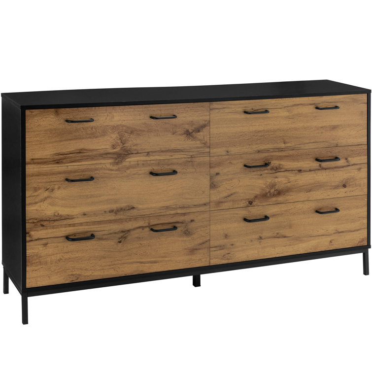 Williston Forge Aleeccia 6 Drawer 150 Cm W Double Dresser | Wayfair.co.uk