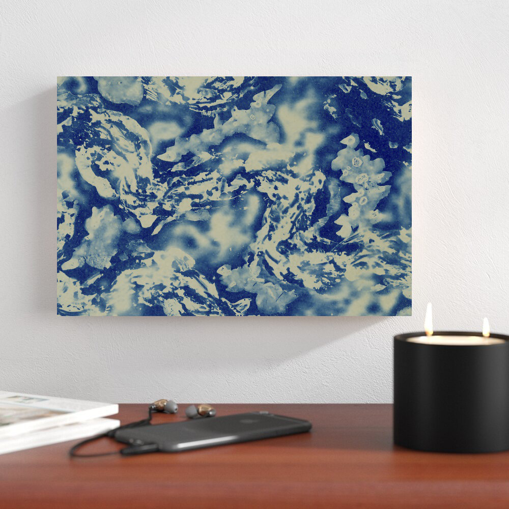 Wrought Studio Textures In Blue III - Wayfair Canada