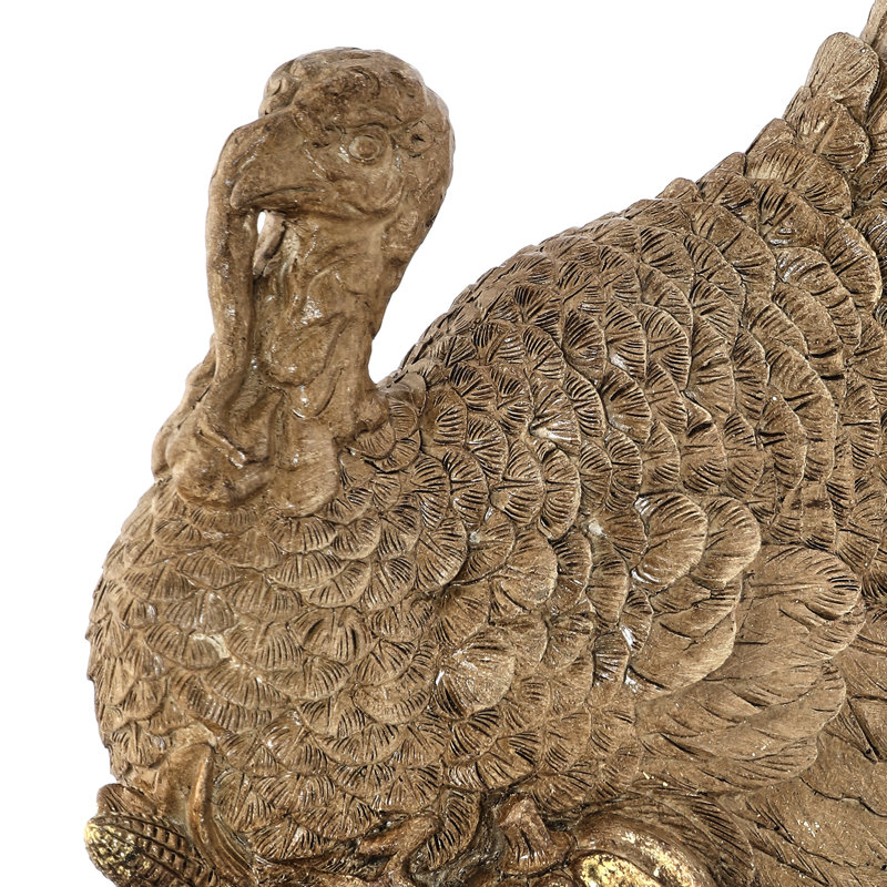 Ophelia & Co. 7" Resin Turkey Table Piece | Wayfair