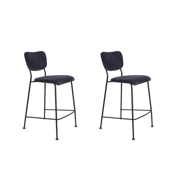 Zuiver Upholstered 64.5cm Counter Stool | Wayfair.co.uk