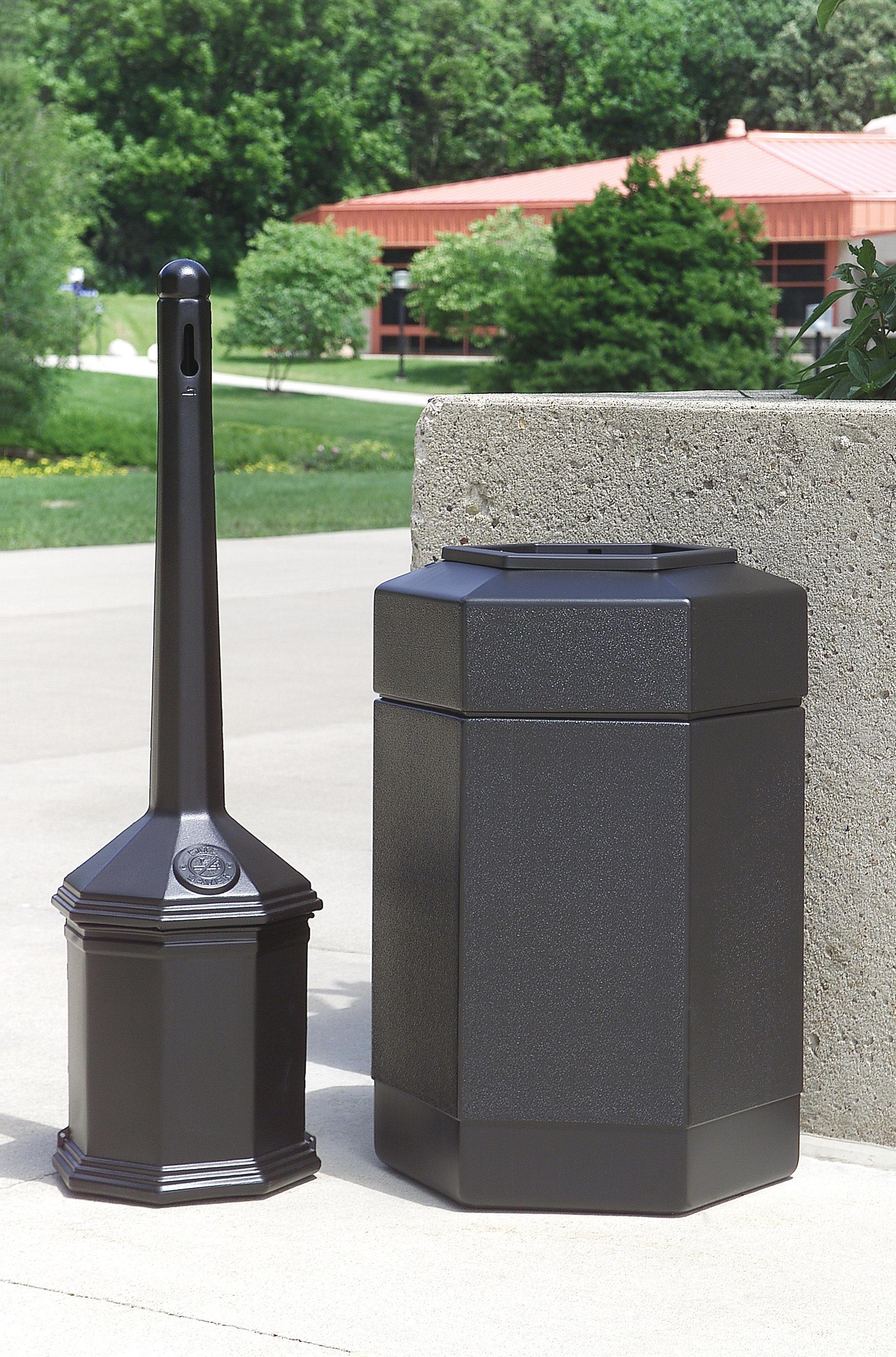 Commercial Zone Plastic Trash Can & Urn Combination & Reviews | Wayfair