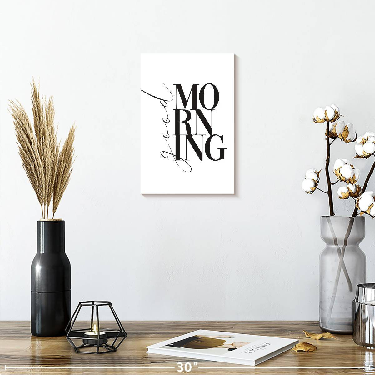 Ebern Designs Tergel Good Morning Typography | Wayfair