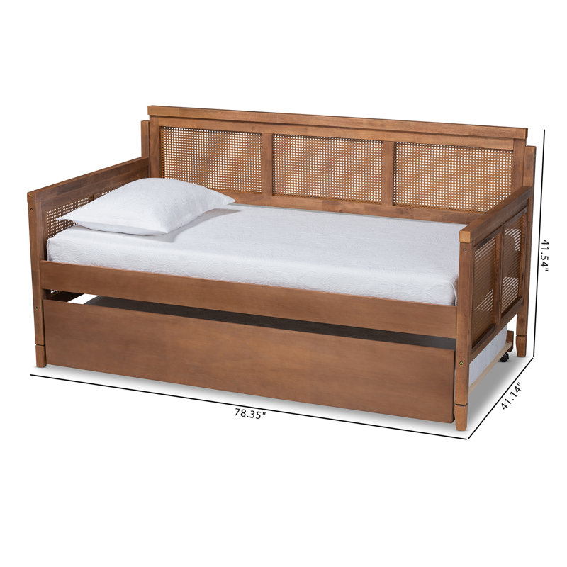 Kelly Clarkson Home Hermitage Twin Daybed with Trundle & Reviews | Wayfair
