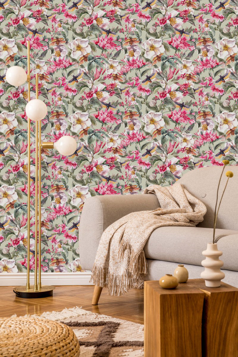 Red Barrel Studio Keaston Floral Wallpaper - Wayfair Canada
