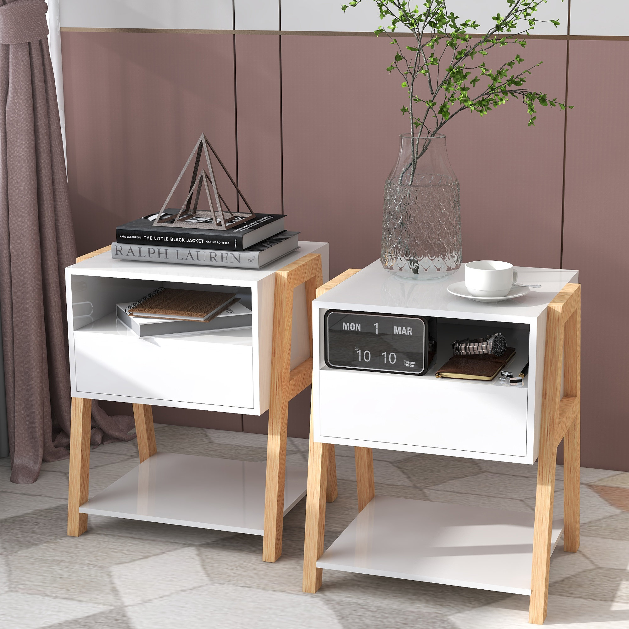 George Oliver Fulp 1 - Drawer Nightstand & Reviews | Wayfair