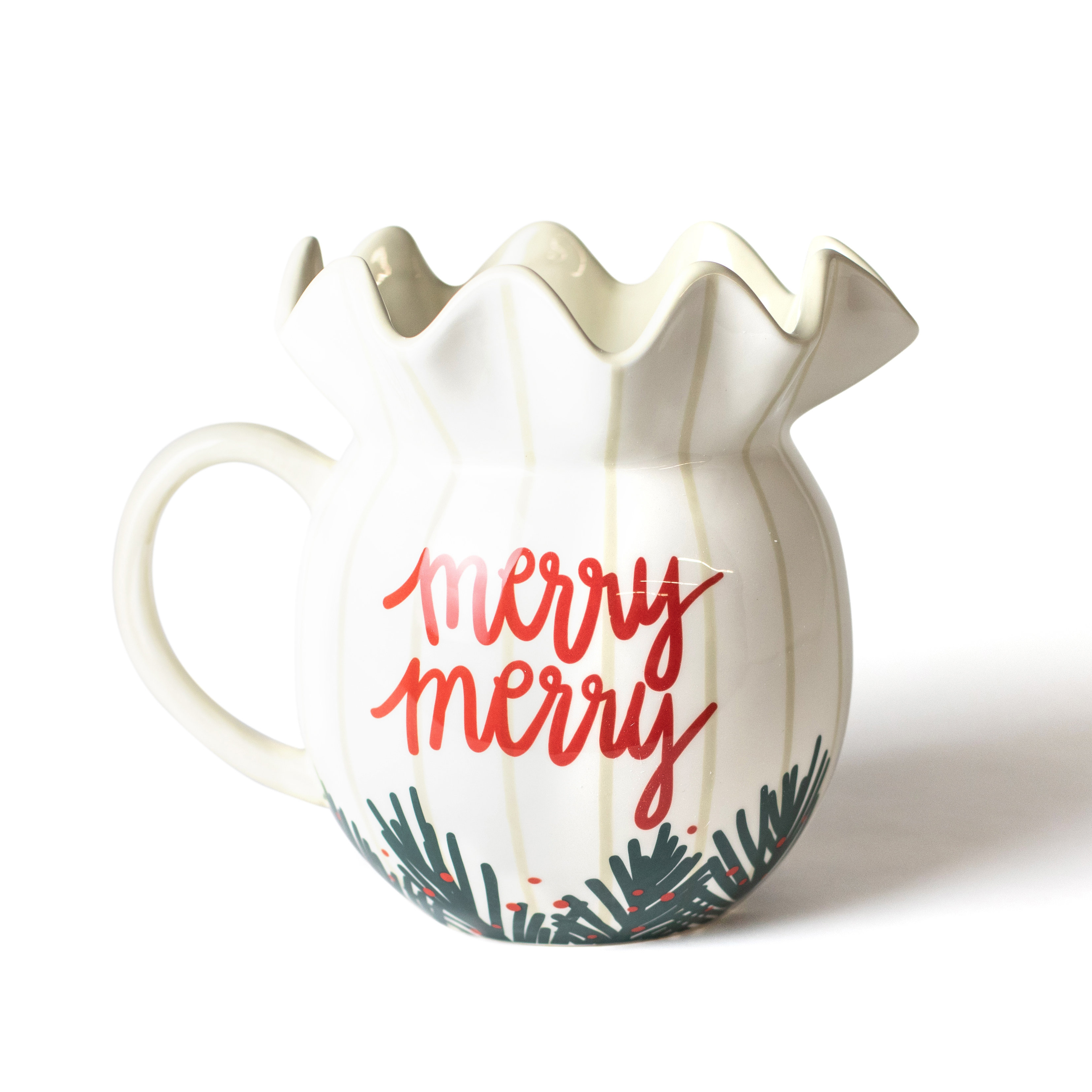 Coton Colors Balsam and Berry Ruffle 96 oz. Pitcher | Birch Lane